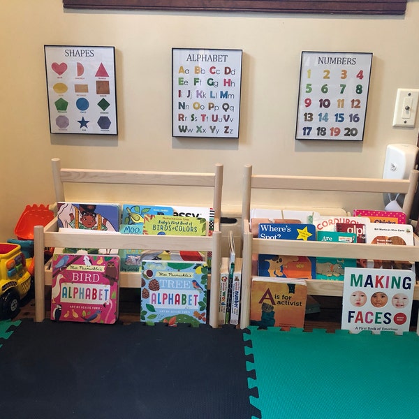 Educational Prints Set of 6, Colors, Alphabet, Numbers,learning Home ...