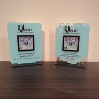 Mini QR Code Display Sign - Etsy