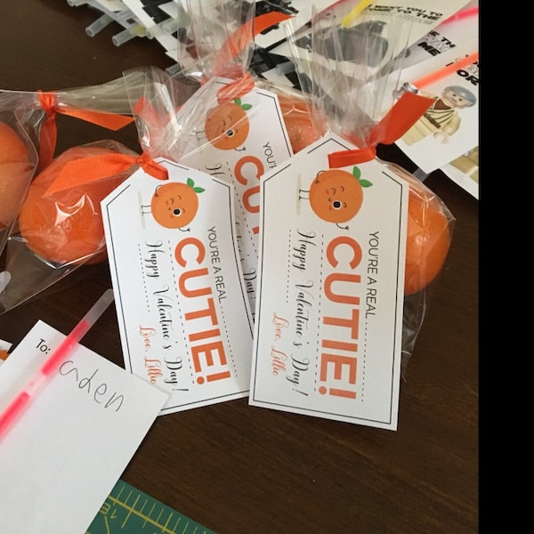 You're a Real Cutie Valentine | Kids Valentine Cards | Instant Download ...