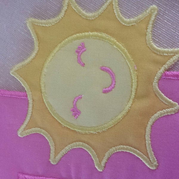 Sun Sunshine Applique Machine Embroidery Design - Etsy