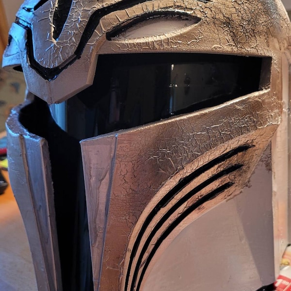 Red Ranger Mandalorian Helmet Cosplay STL FILE - Etsy