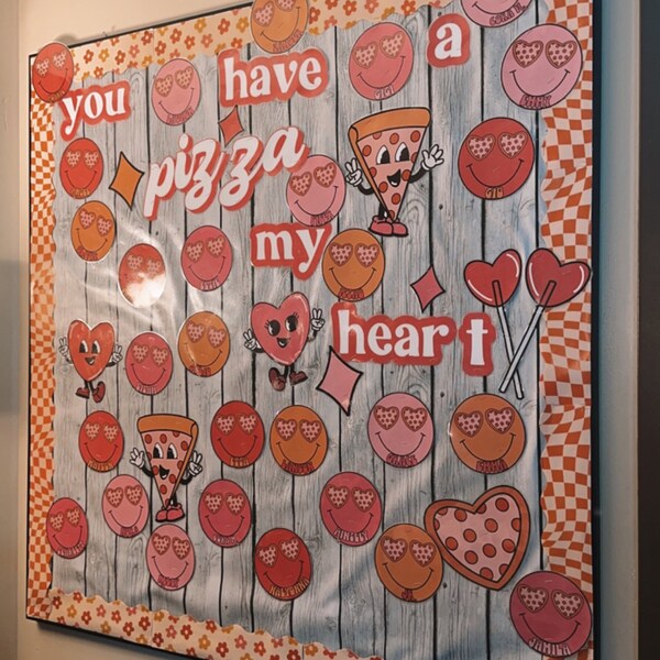 Pastel Bulletin Board Letters Daisy Letters Rainbow - Etsy