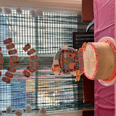 Dumbo Cake Topper/dumbo Theme/dumbo Birthday/cake Topper/ Dumbo Party ...