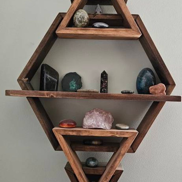 3D Floating Rectangular Shelf. XL Size. 28x 30x5.solid Wood Shelves ...