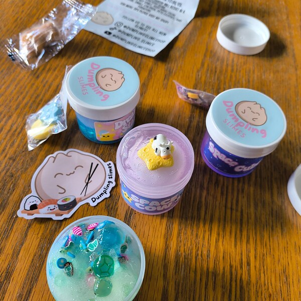 Movie Night Slime Kit: Popcorn, Gummy Bear, Cola Icee Slimes - Etsy