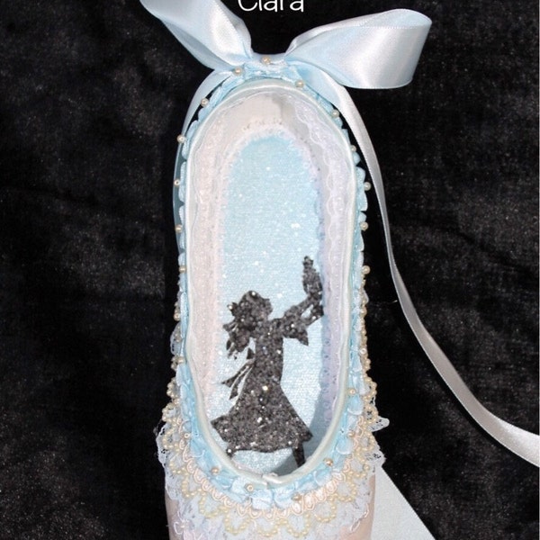 Decorated Pointe Shoe: Nutcracker,kingdom of Sweets, Gingerbread, Polichinelles, Candies ...