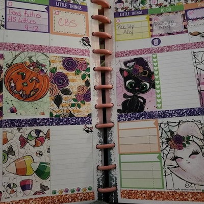 Flip Note Date Calendar Planner Stickers Date Covers - Etsy