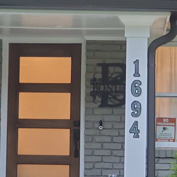 Made to Order House Numbers, Ceramic Address Numbers, Stoneware ...