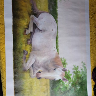 Custom Horse Painting, Hand Painted Horse Oil Painting, Commission ...