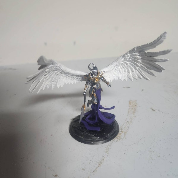 Angelic Warrior Miniature Archangel Fighter Dungeons and Dragons Mini ...