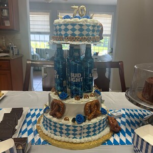 Black & Red Plaid Birthday 2D Fondant Edible Cake and - Etsy