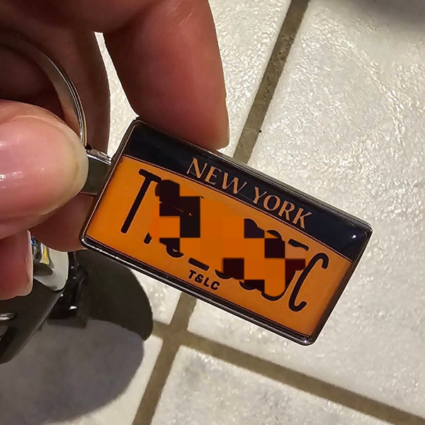 California License Plate Keychain Custom Car Keychain License Plate ...