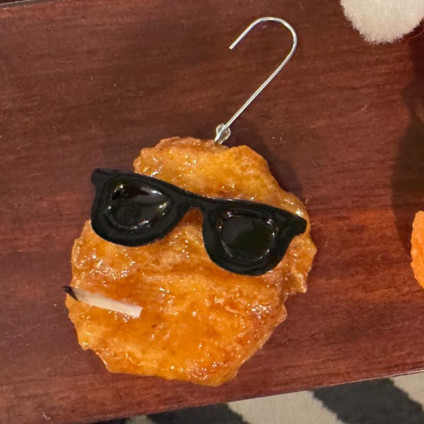 Thug Nug Ornament ( Real Preserved Chicken Nugget) - Etsy