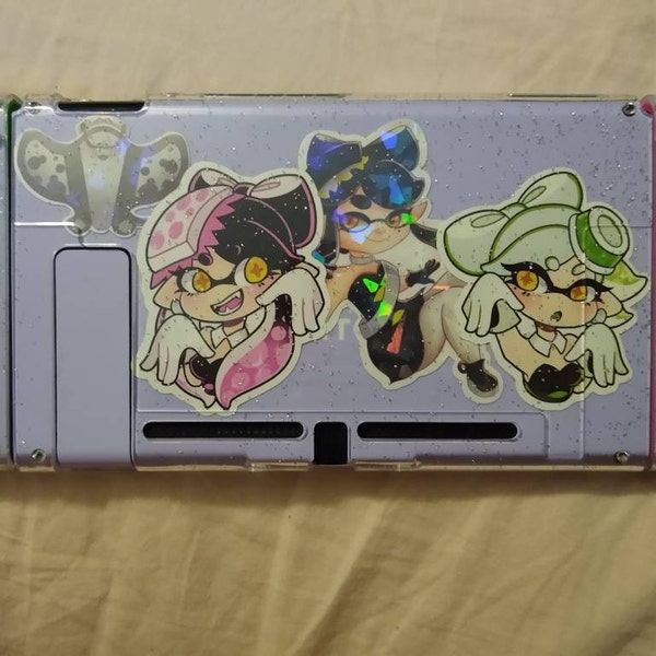 SPLATOON Squid Sisters off the Hook Callie Marie Pearl Marina Vinyl Stickers | Waterproof ...
