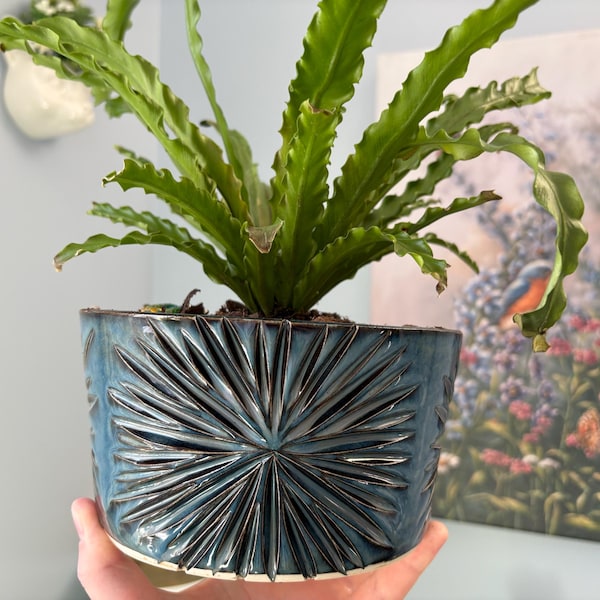 Wheel Thrown Ceramic Planter | Hand Made Planter | Succulent Planter - Etsy