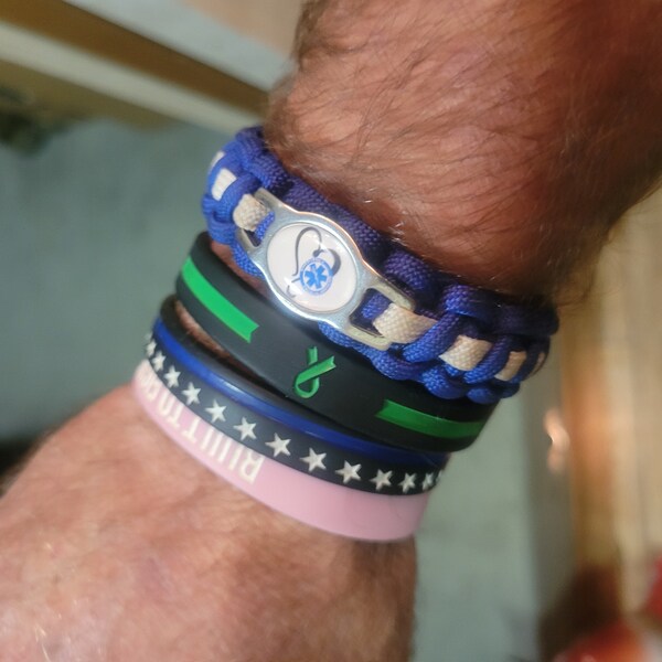 American Flag / Punisher Paracord Bracelet - Etsy