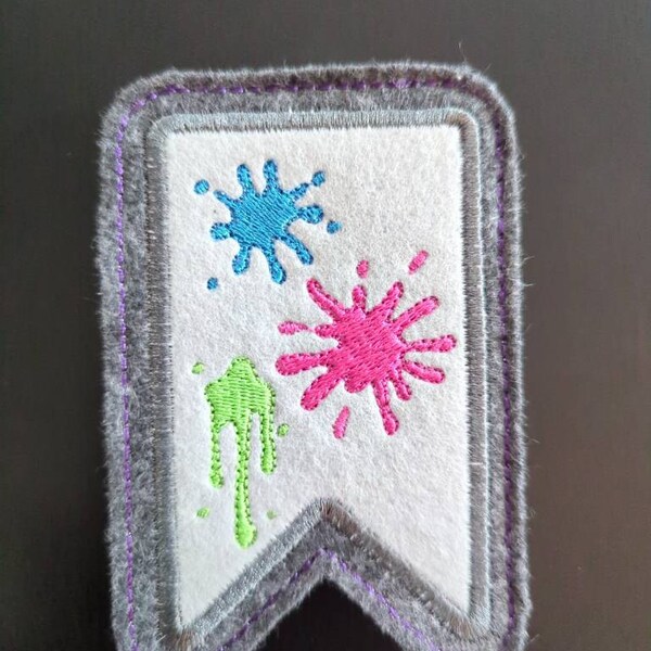 Paint Splatters Embroidery Design ~ Instant Download - Etsy