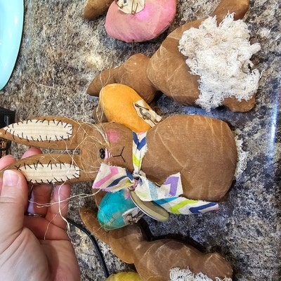 Uncle Sam or Lady Liberty Rag Doll Sticks, Plant Pokes, Crock Fillers ...