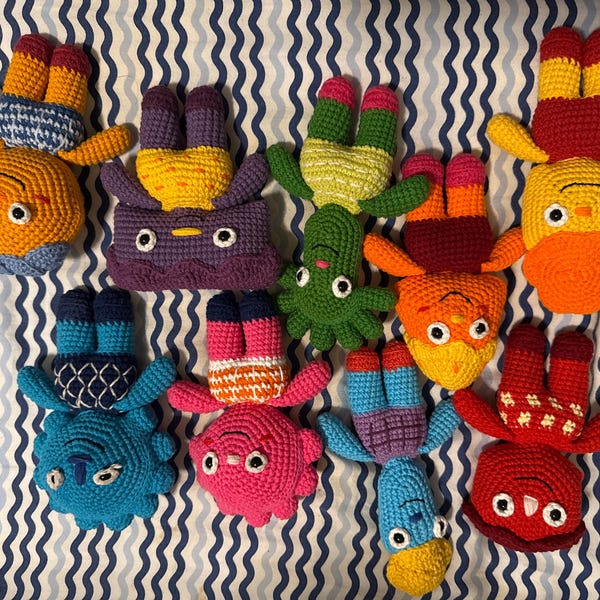 Handmade Super Sımple Songs Set of 9 Dolls Noodle - Etsy