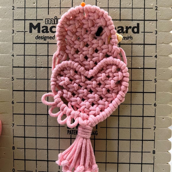 TUTORIAL PDF Macrame Bird Keychain, Owl Keyring DIY Pattern, Cute Car ...
