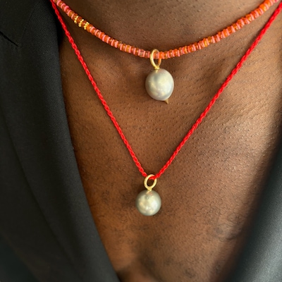 Braided Necklace, Rope Braid Necklace, Round Cord Necklace, Adjustable ...