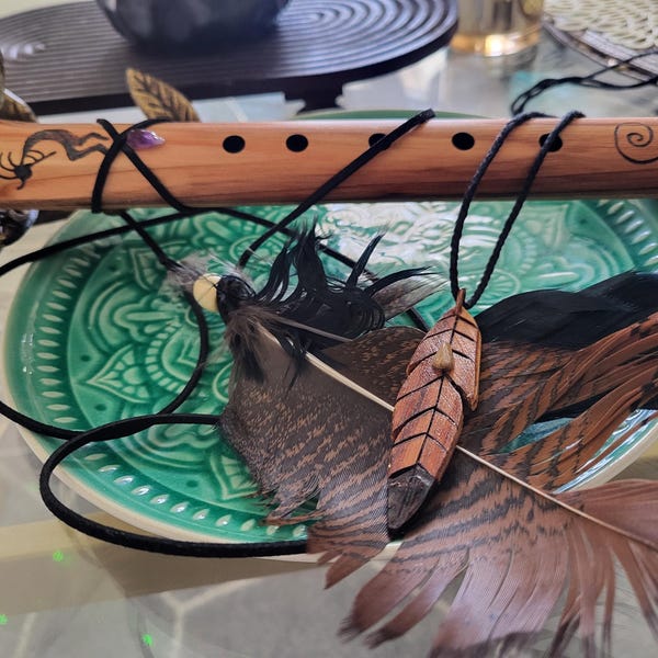 Handcrafted Native American Wind Flute. Recorder End Blown - Etsy