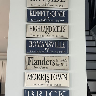 GPS Sign Lat Long Sign Latitude Longitude Sign Coordinate Sign New Home ...