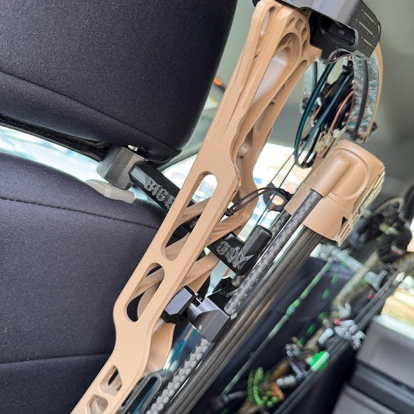 Heavy Duty Bow Stow Headrest Hook: Truck/suv Bow & Gear Hanger - Etsy