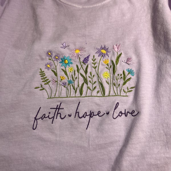 Christian Saying Machine Embroidery Design, Modern Embroidery, Boho ...