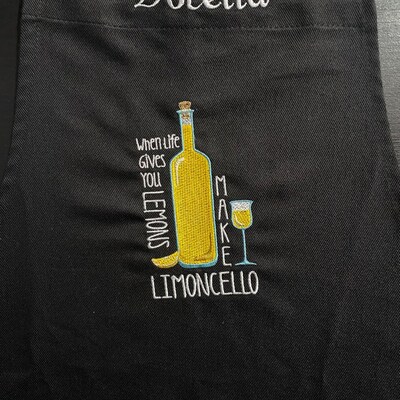 Wanna See My Cannoli Apron Italian Personalized Embroidered - Etsy