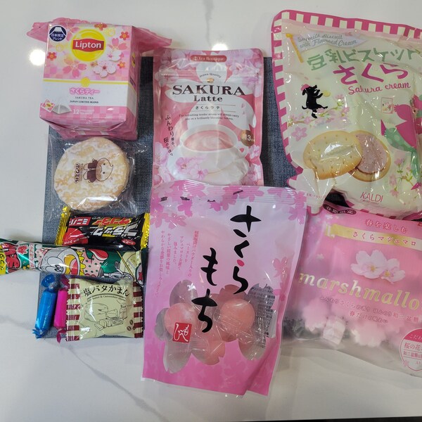 Japanese Kawaii Stationery + Snack Set - Etsy