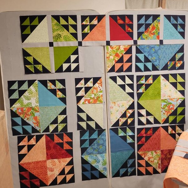 Peppermint Collage Quilt Pattern - Laura Heine - Fiberworks - LHFW 9055 ...