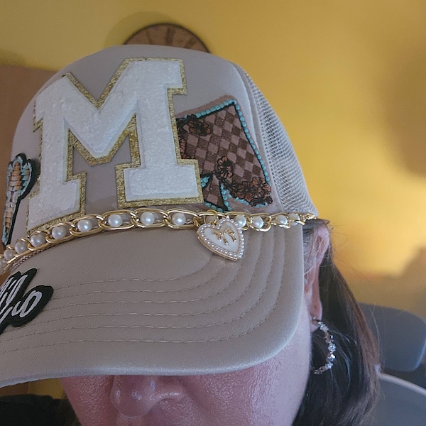 Checkered Salty Iron on Heat Adhesive Embroidered Patch, Western ...