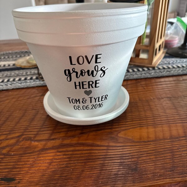 I Love a Dirty Hoe - Plant Pun - Plant Pun Pot - Punny Pot - Pot With ...