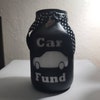 Car Fund Painted Mason Jar Bank, Car Fund, Car Fund Bank, Bank, Piggy ...