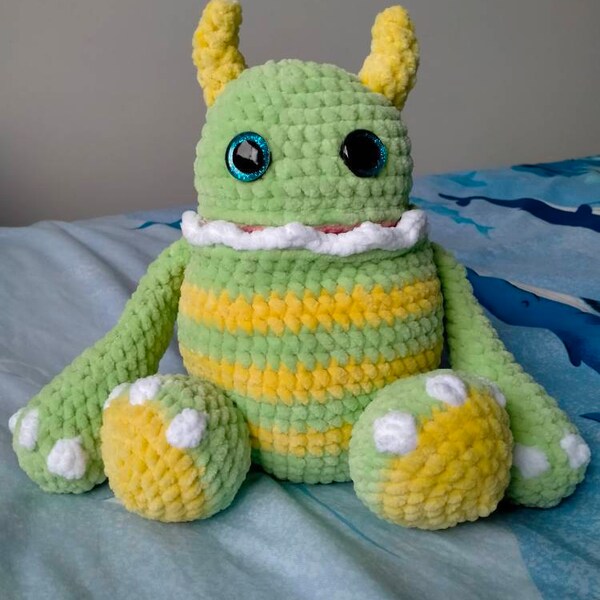 Worry Monster Crochet Pattern PDF - Etsy