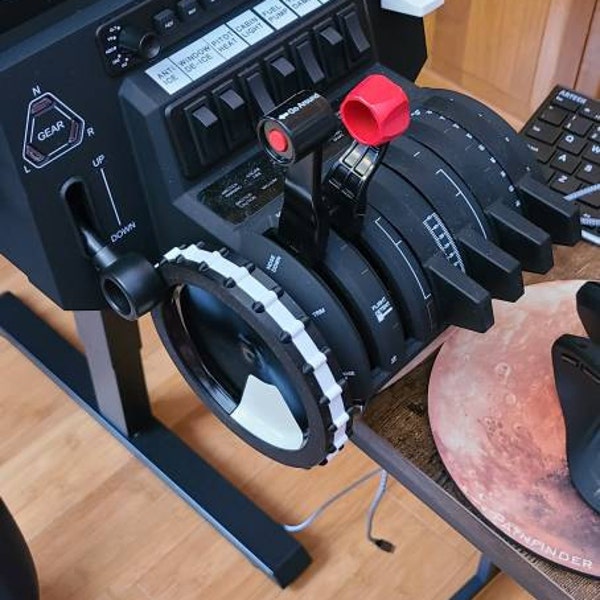 Under Desk Flush Mount for Honeycomb Alpha Flight Yoke & Bravo Throttle ...