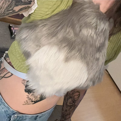 Hazbin Hotel Angel Dust Furry Chest Fluff Harness - Etsy