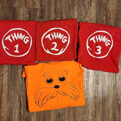 Thing 1 2 3 4 SVG Bundle Svg Eps Dxf Png Format Bundle Silhouette ...