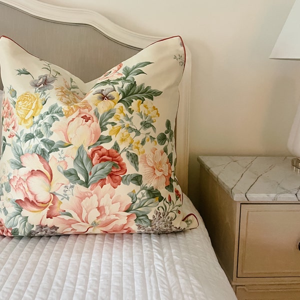 Pillow Cover, Lisa Fine Pillow Cover, Samode in Indigo/natural // MADE ...