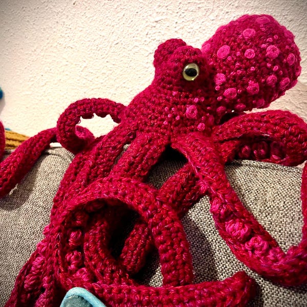 Cal the Colossal Squid Pattern Crochet Pattern digital Download PDF - Etsy