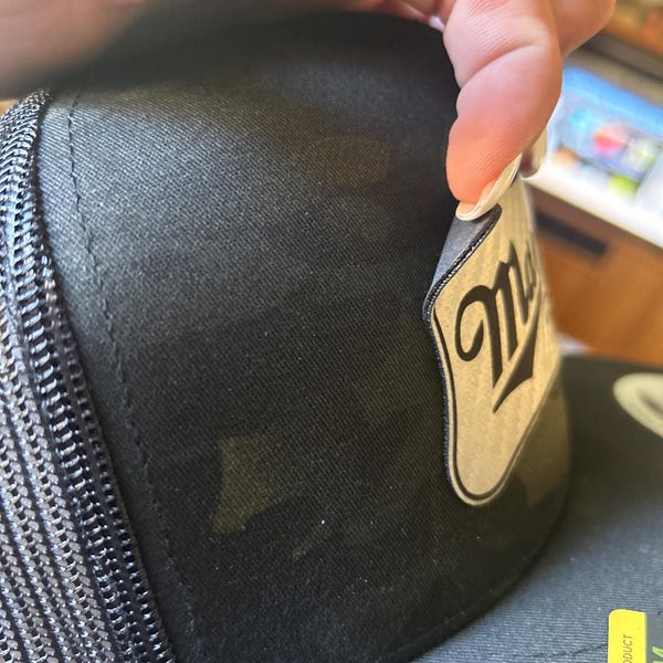 Men’s Lost Hat Co Goat Rope Hat Little Debbie Hunting Club Leather ...