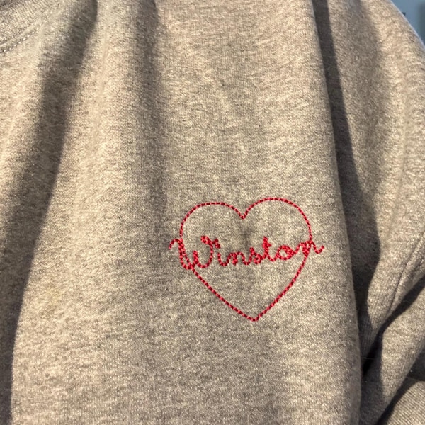 Sweatpants Embroidery Add-on - Etsy