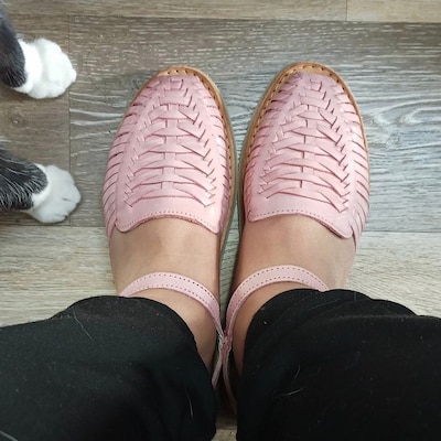 Pink Huarache Sandal All Sizes Boho Hippie Vintage Mexican Style ...
