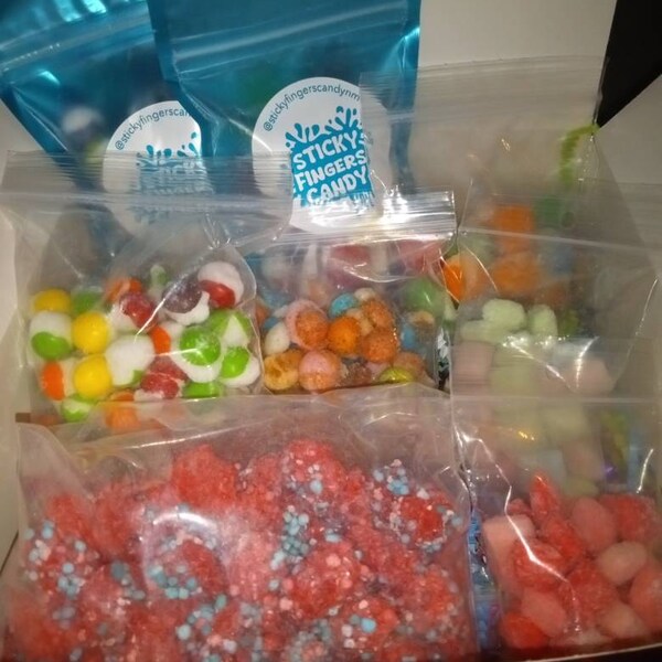 Half Pound Sour Gushers - the Best Tiktok Sour Blue Raspberry Gushers ...