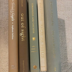 Cream and Beige Books, Neutral Books, Staging Books, Home Decor ...