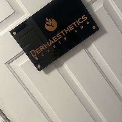 Custom Acrylic Business Sign, House Number Sign, Custom Logo Sign ...