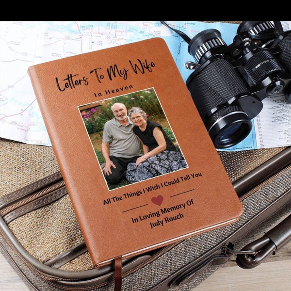 Letters to My Wife in Heaven Grief Journal for Loss of Wife Gift for ...