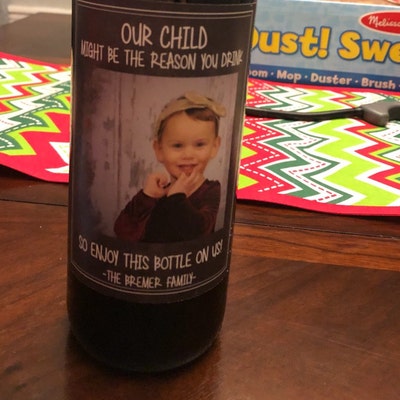 Teacher Appreciation Gift / Gift for Teacher Wine Bottle Label / Custom ...