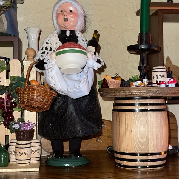 Vineyard Handcrafted Wood Fence. Prop, for Byers Choice Carolers or ...